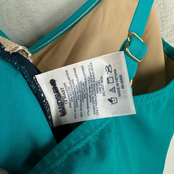 Lands' End | Swim | Lands End Skirted One Piece Slender Swimsuit Vneck ...